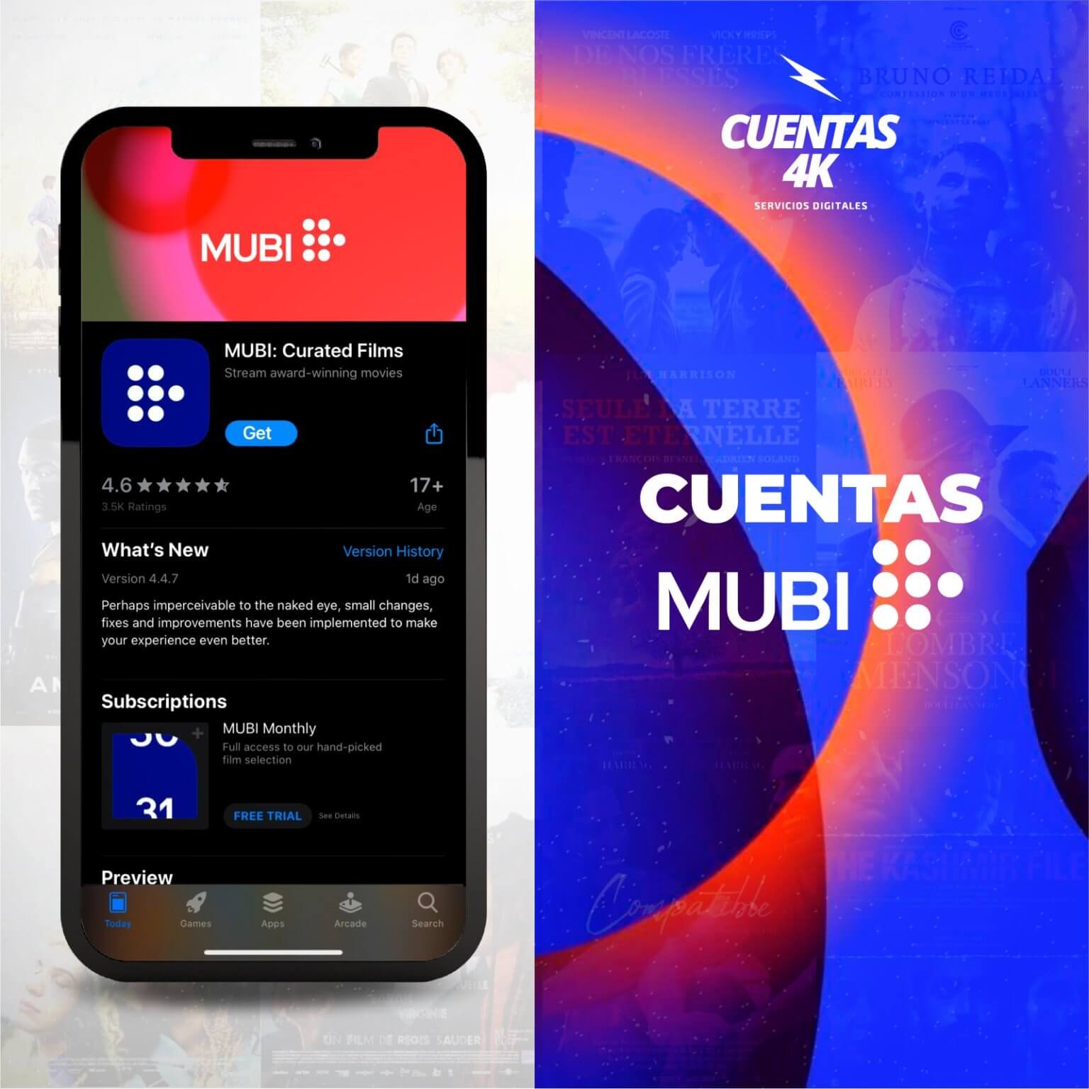 MUBI - CUENTAS4K